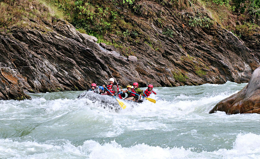 Rafting au Népal